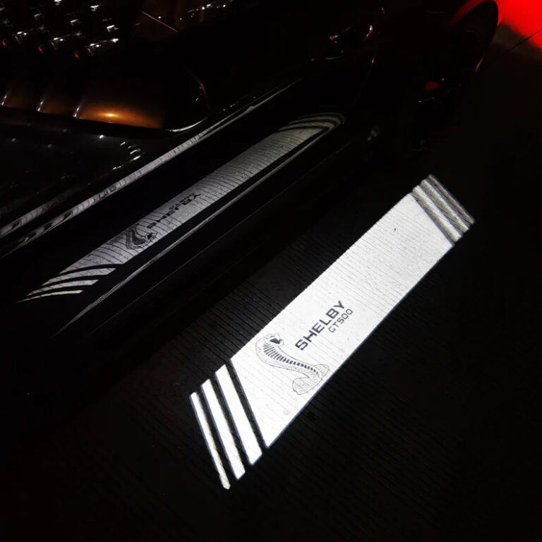 2X Ford Mustang Puddle Lights Under Side View Mirror – myledlogo